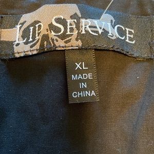 Lip Service | Tops | Lip Service Black Pinstripe Corset Xl Steampunk ...